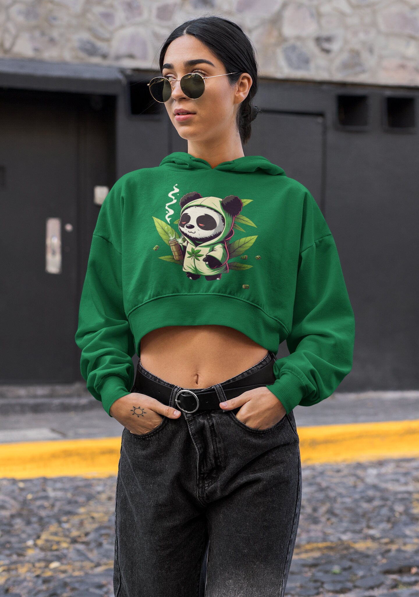 Stoned Panda, Weed Smoking Animal, PNG, Cannabis PNG, T-shirt Design ...