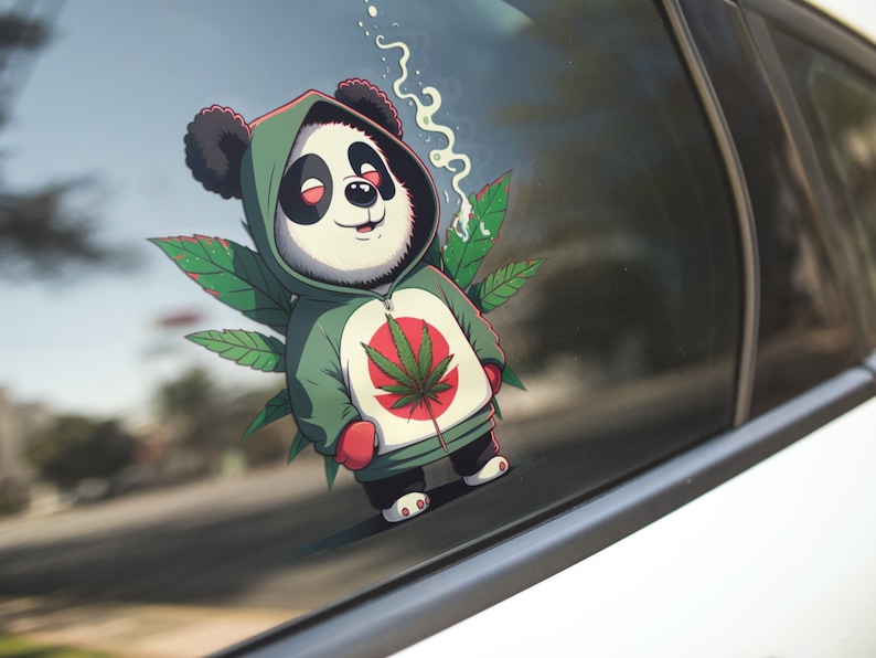 Stoned Panda, PNG Bundle, Weed Smoking Animal, PNG, Cannabis PNG, T ...