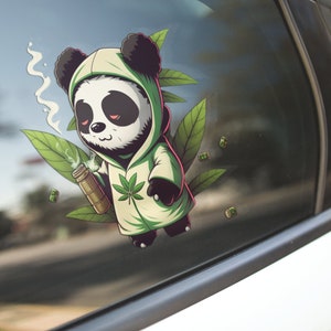 Stoned Panda, Weed Smoking Animal, PNG, Cannabis PNG, T-shirt Design ...