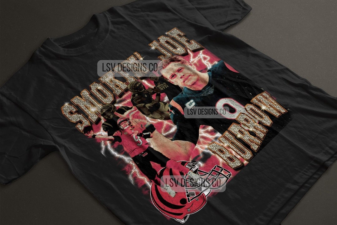 Joe Burrow Shirt 90s Vintage X Bootleg Style Rap Tee Retro - Etsy