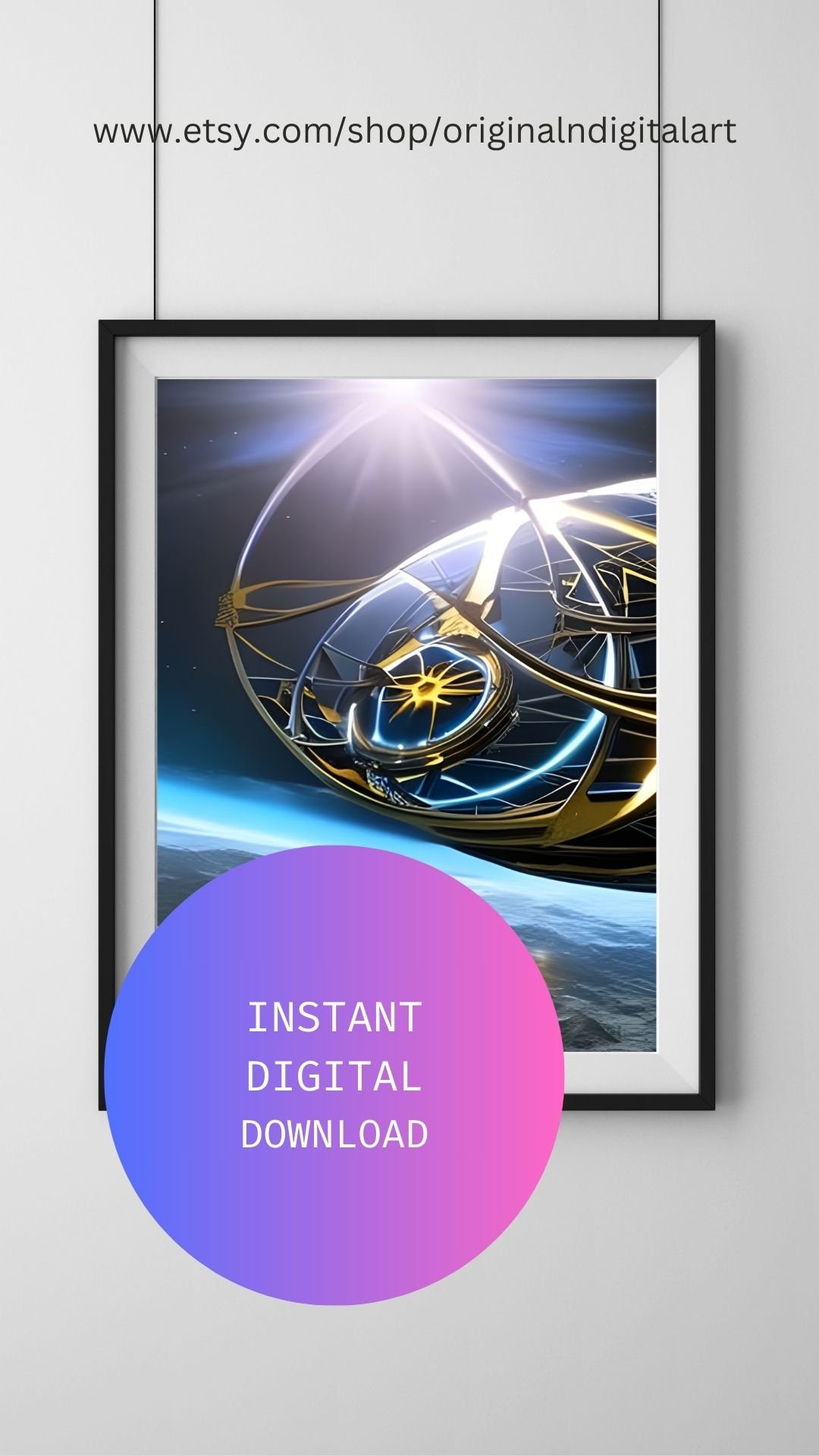 Space Stars Poster AI Art Wall Art Wall Decor House Decor Perfect Gift ...