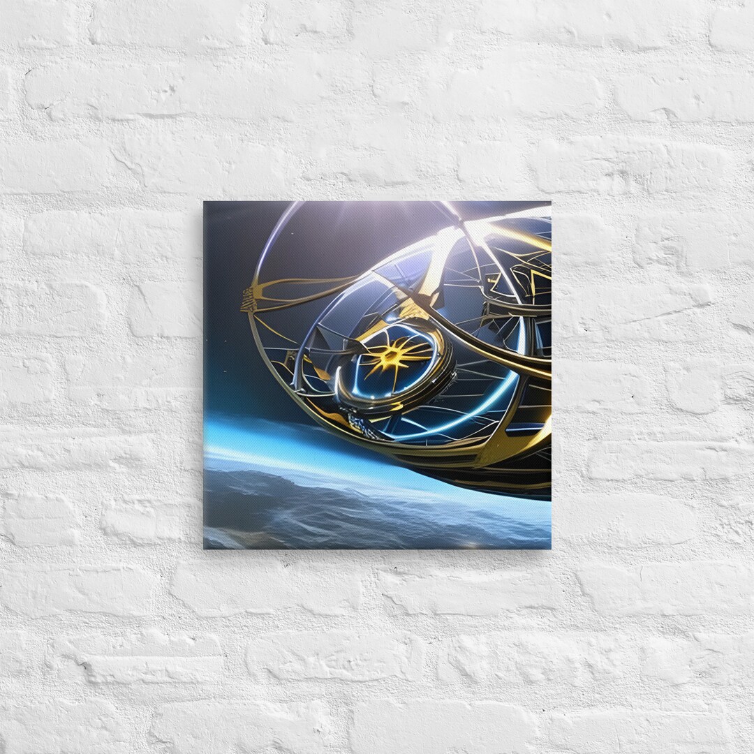 Canvas AI Art - Artificial Intelligence. AI Art. Wall Decor. Wall Art ...