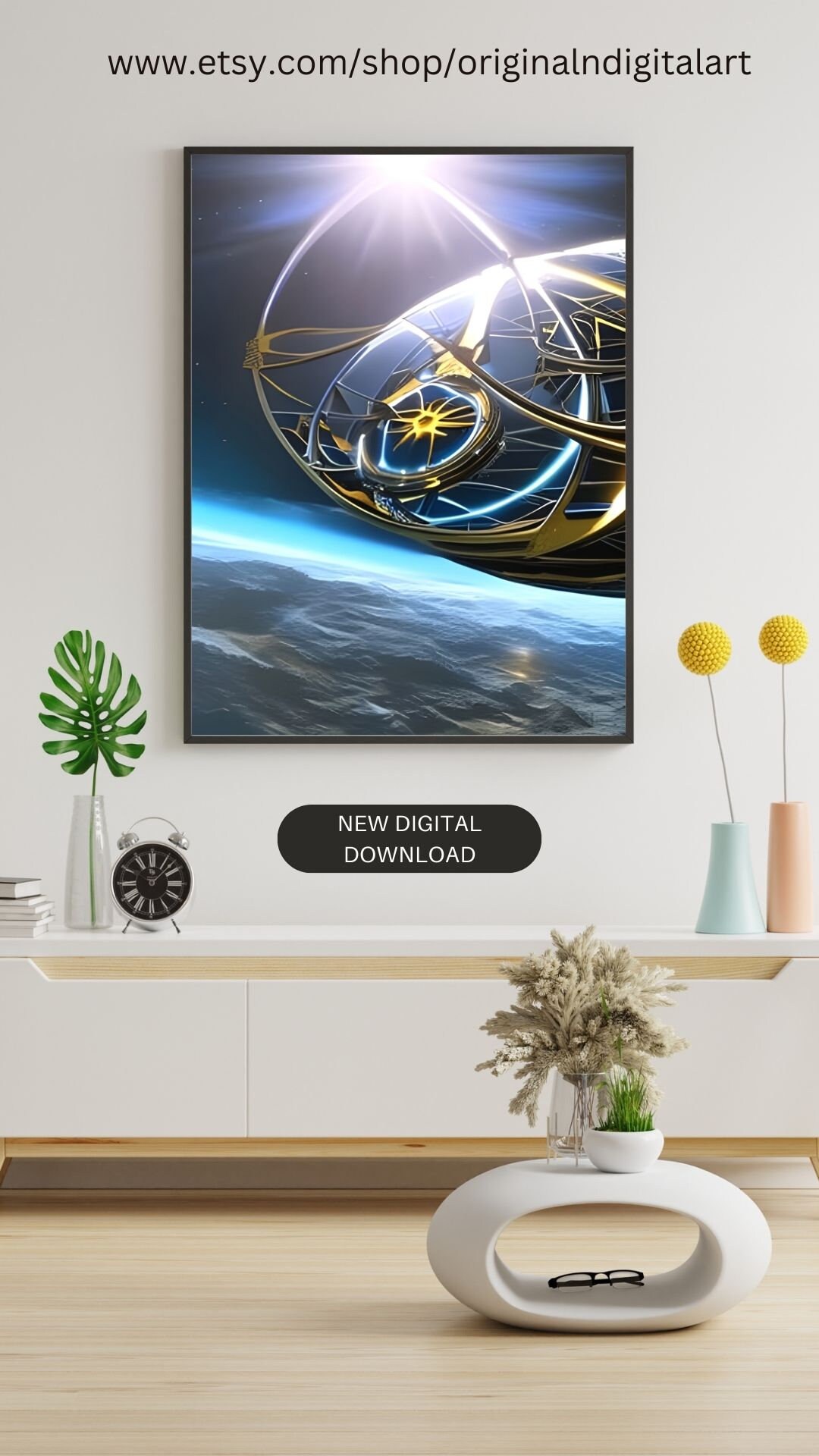 Space Stars Poster AI Art Wall Art Wall Decor House Decor Perfect Gift ...