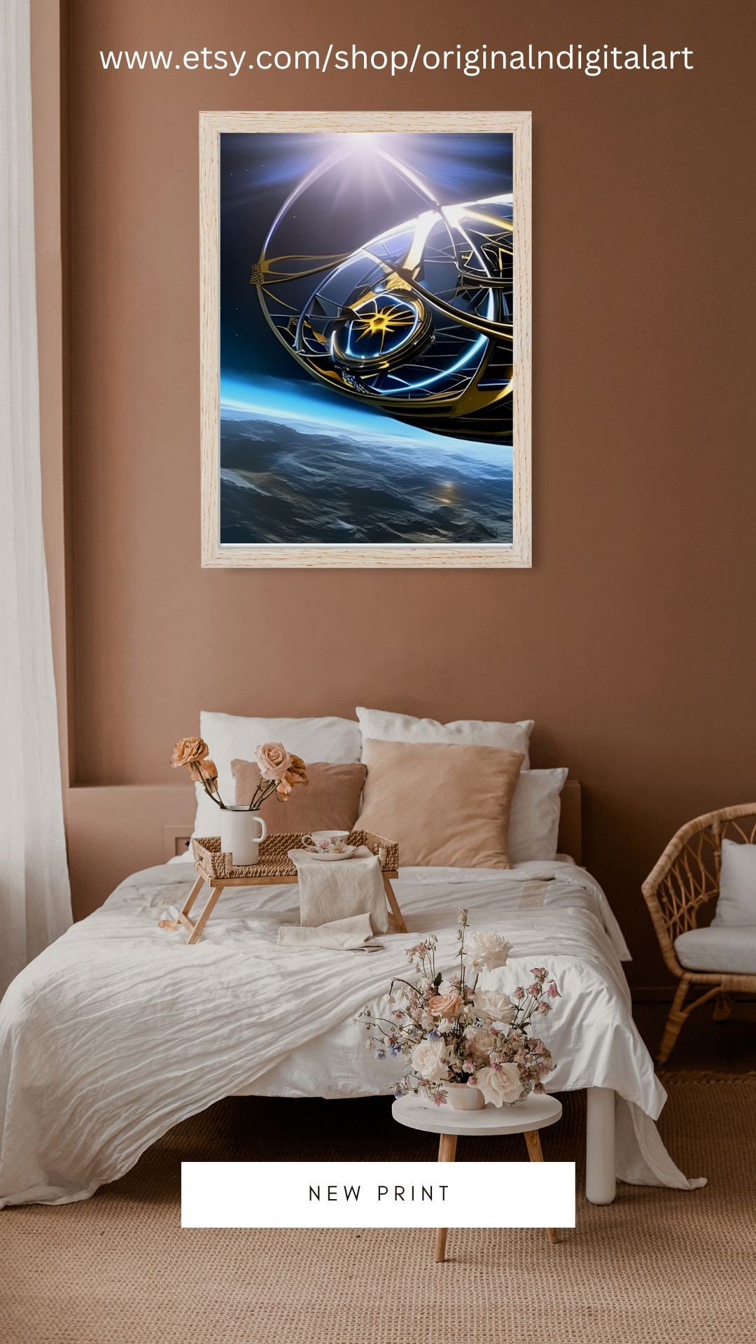 Space Stars Poster AI Art- Wall Art - Wall Decor - House Decor ...
