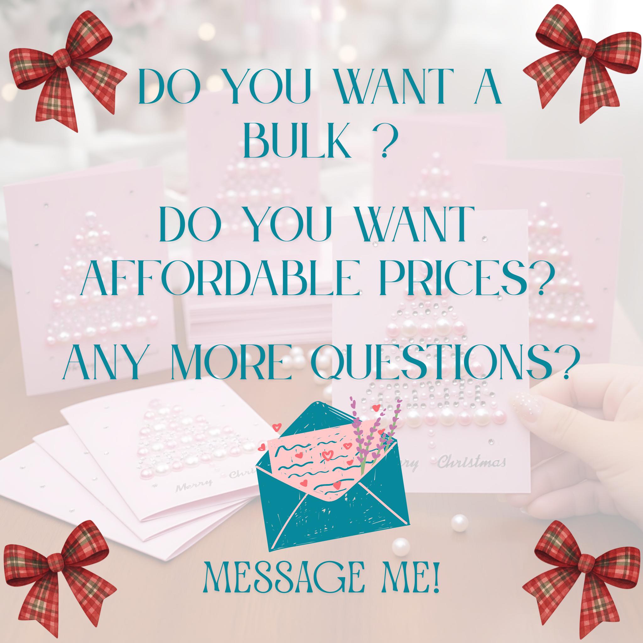 Most Wanted Christmas Cards With Pearls, Handmade Greeting Cards, Blue ...