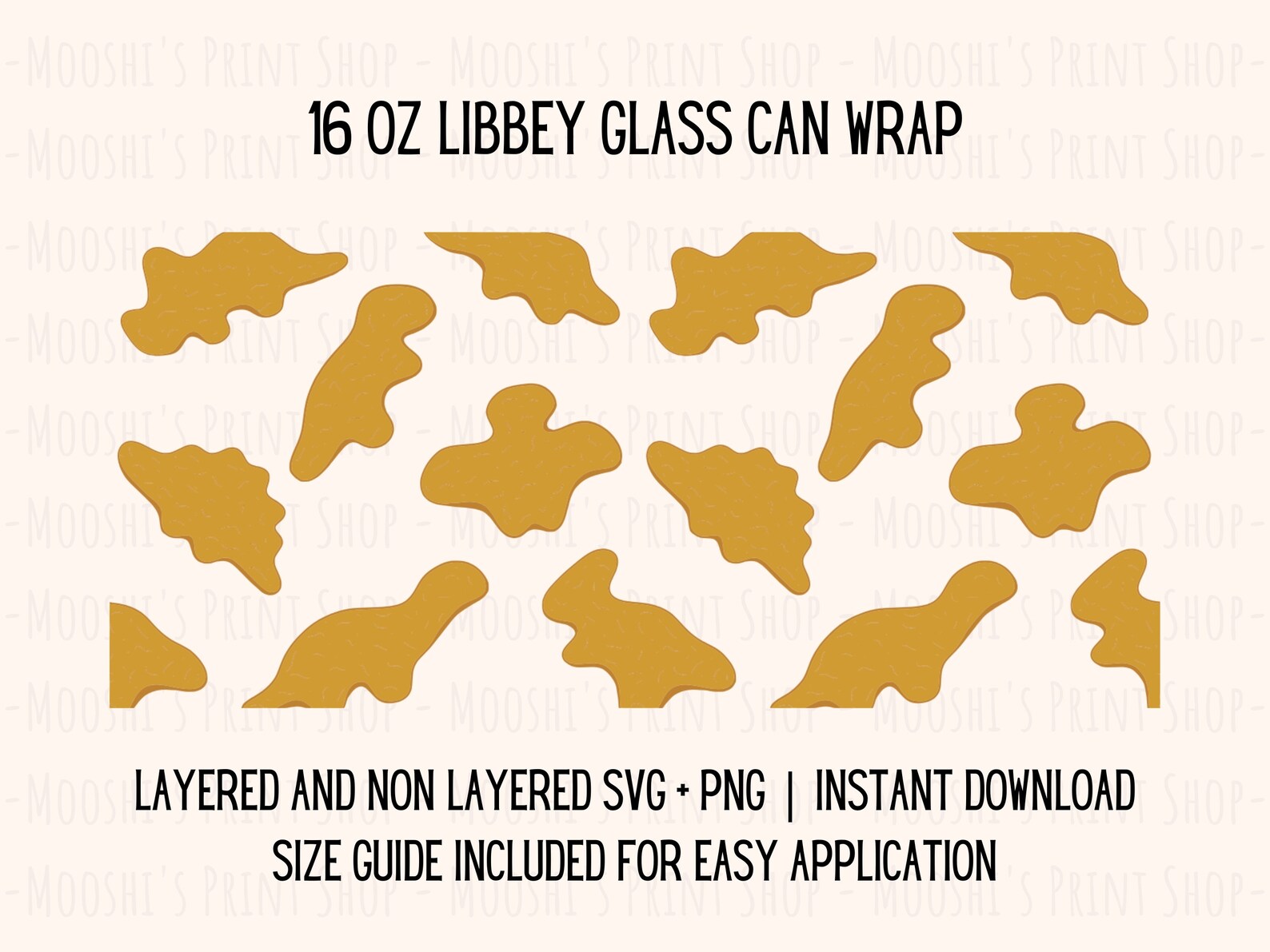 Dino Nugget Libbey Glass Wrap, Dinosaur Chicken Nuggets, Cute Nostalgic ...