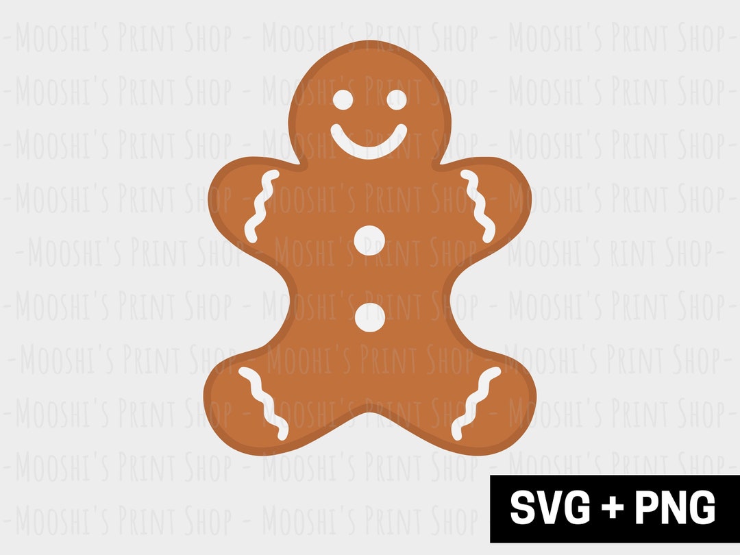 Gingerbread Man Cookie Clipart, Trendy Holiday Sweet Xmas Dessert ...