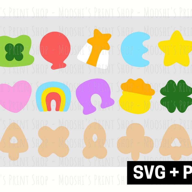 Lucky Charms Cereal Craft - Etsy