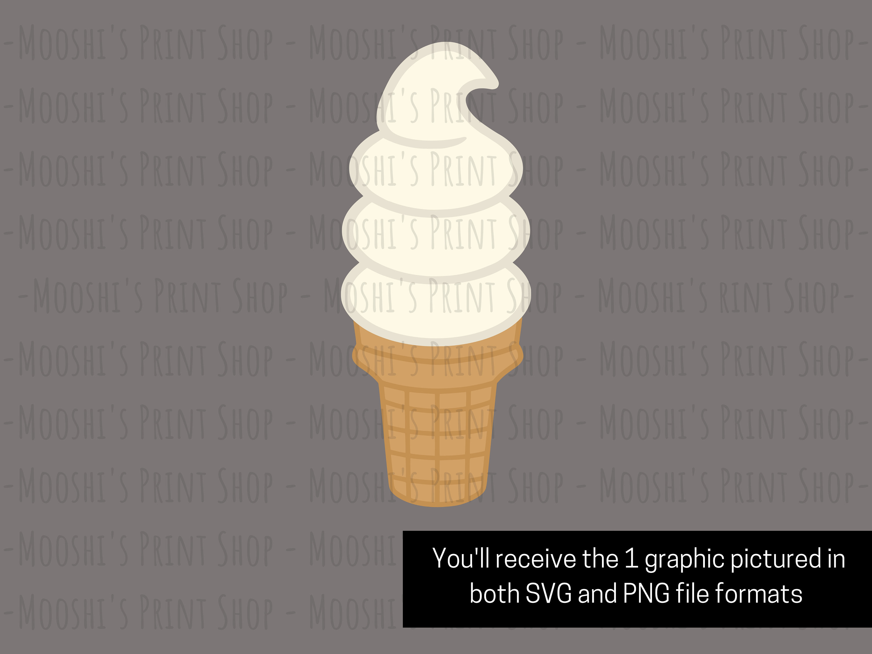 Soft Serve Ice Cream Cone Clipart, Cute Classic Vanilla Swirl Cup Cone ...