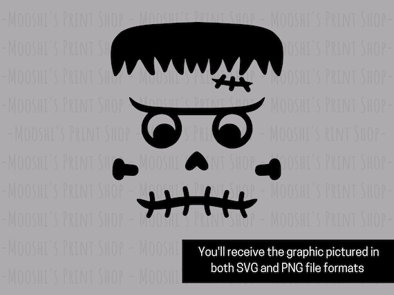 Cute Frankenstein Clipart Black And White