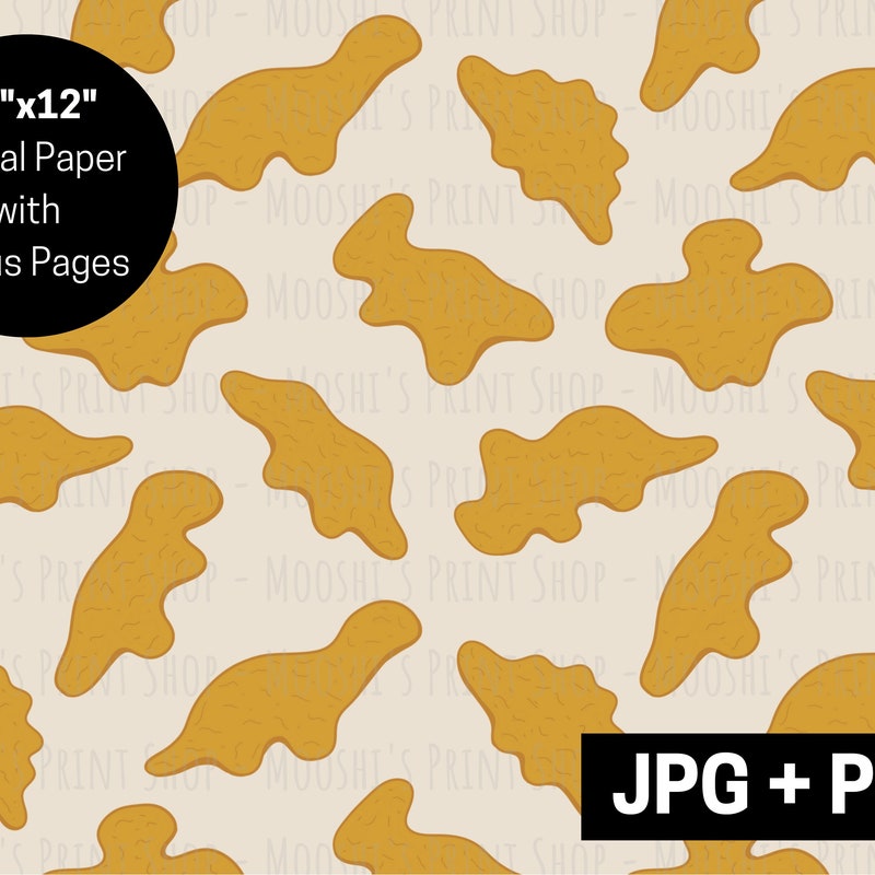 Dino Nuggets Clipart - Etsy