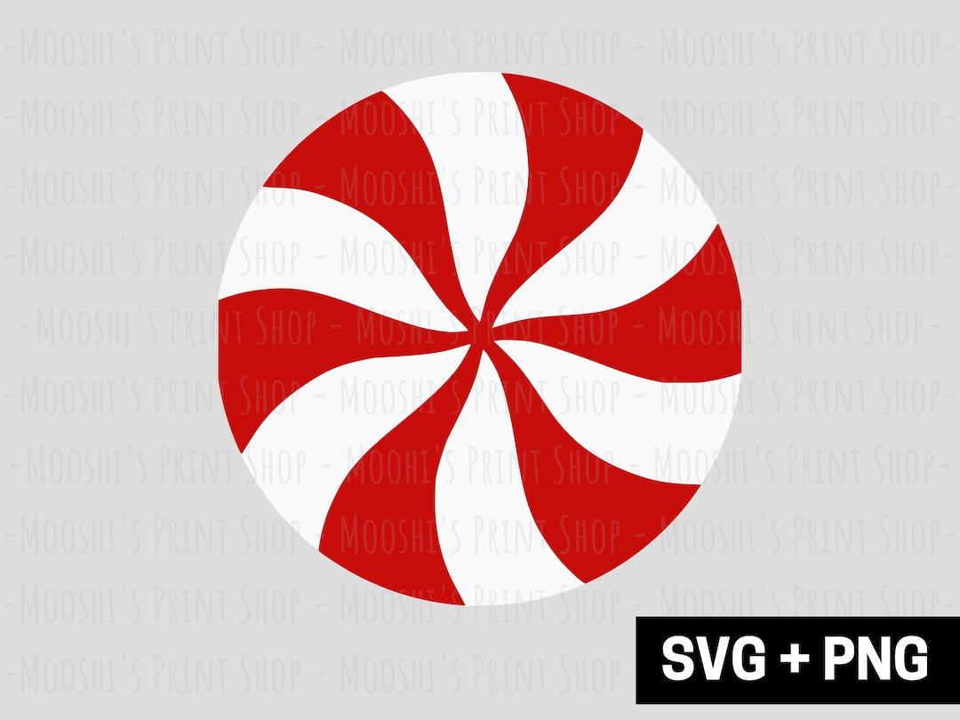 Peppermint Candy Clipart, Trendy Holiday Sweets Xmas Mint Treats ...