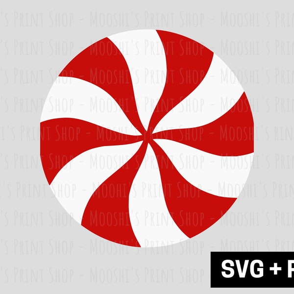 Peppermint Printable Template - Etsy