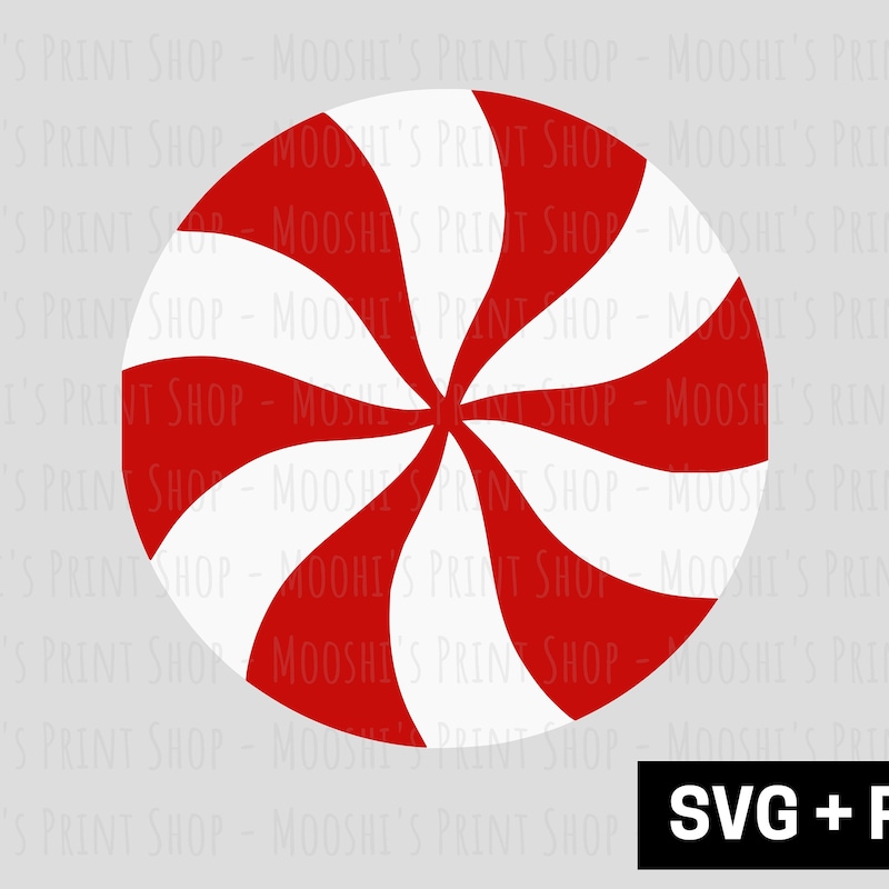 Peppermint Printable Template - Etsy