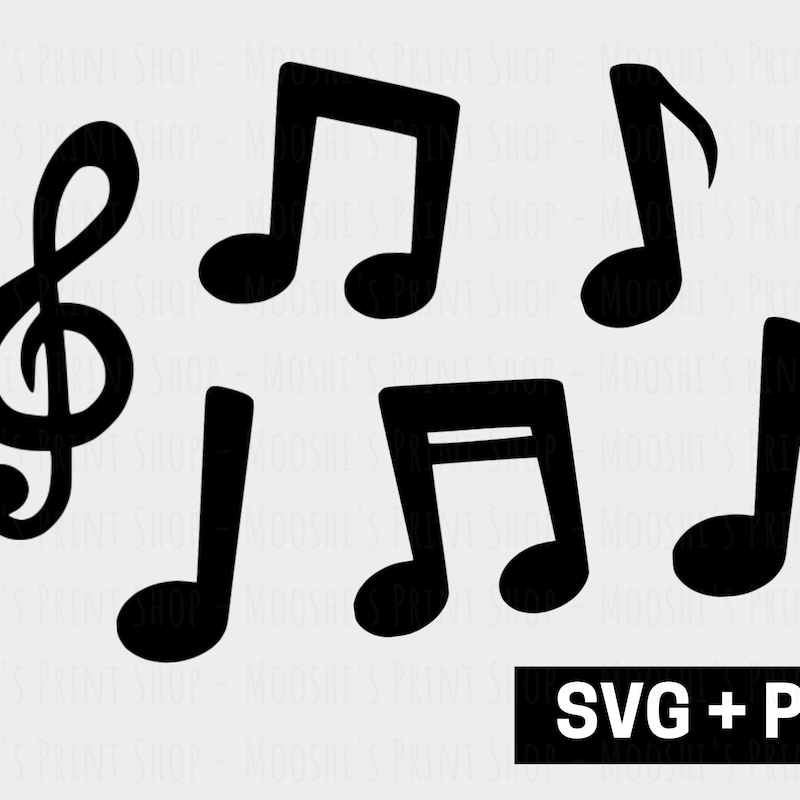 Music Notes Svg - Etsy