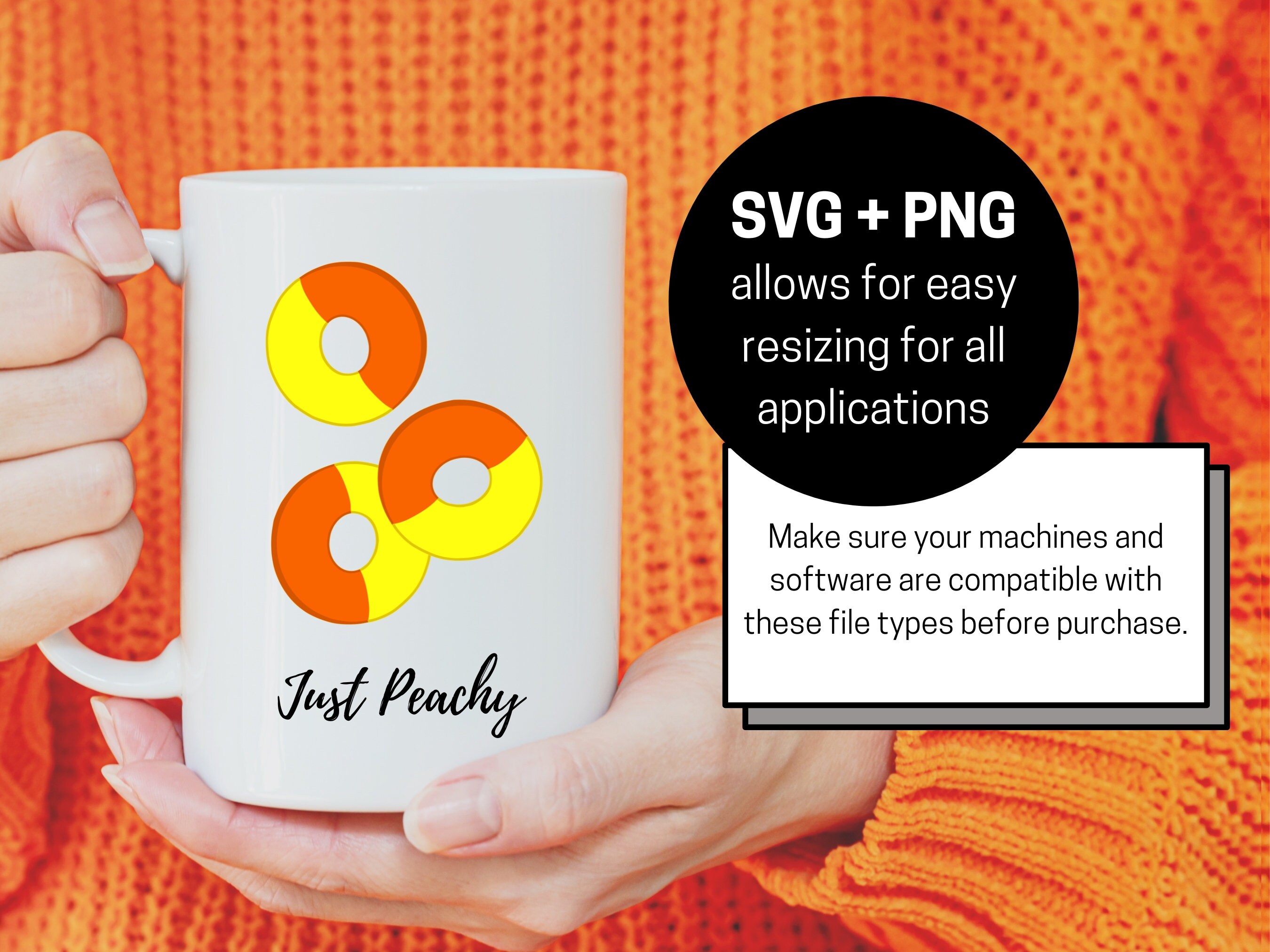 Peach Rings Clipart Bundle Colorful Sour Sweet Fruity Chewy - Etsy