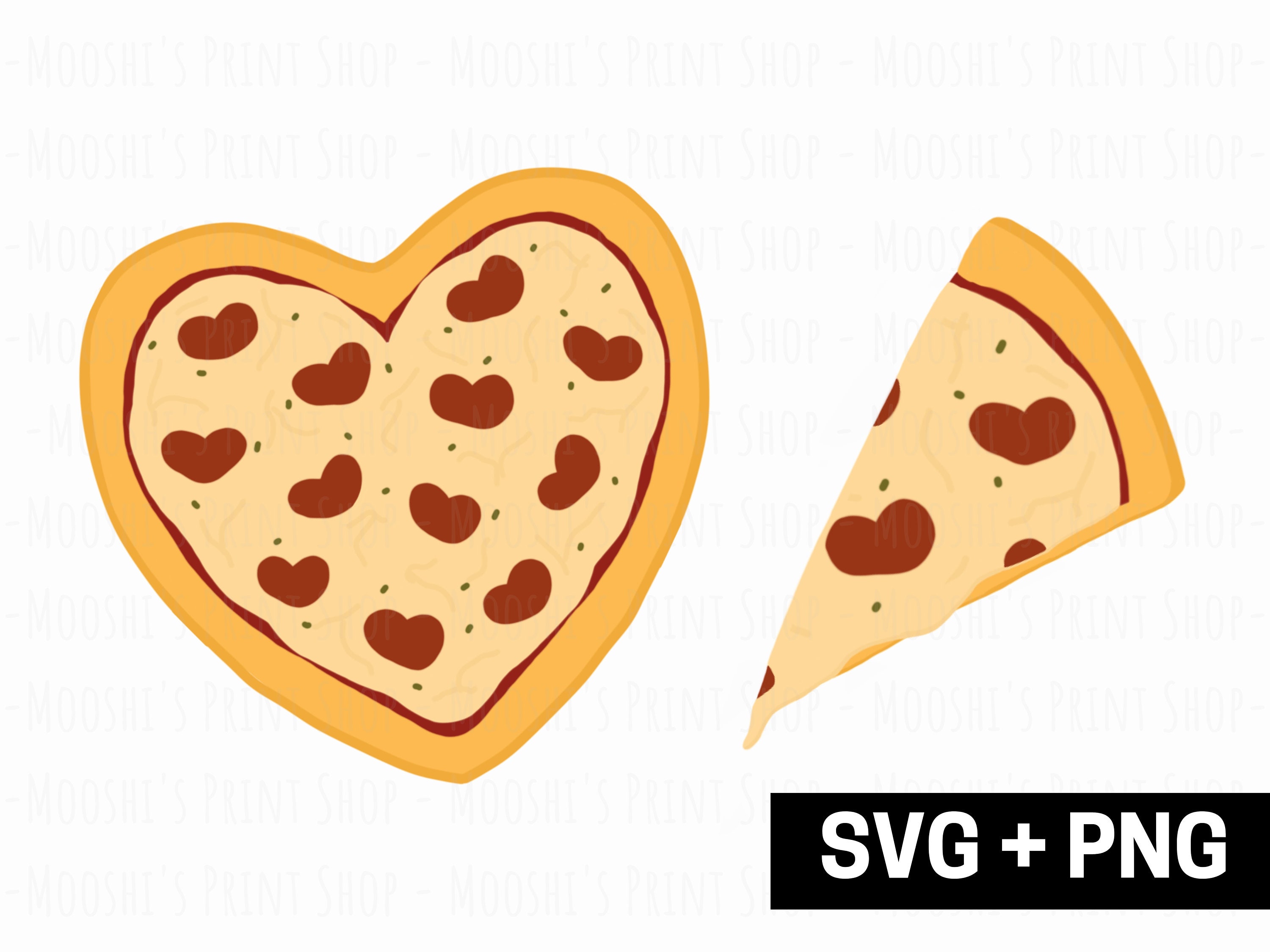 Pizza Heart Clipart