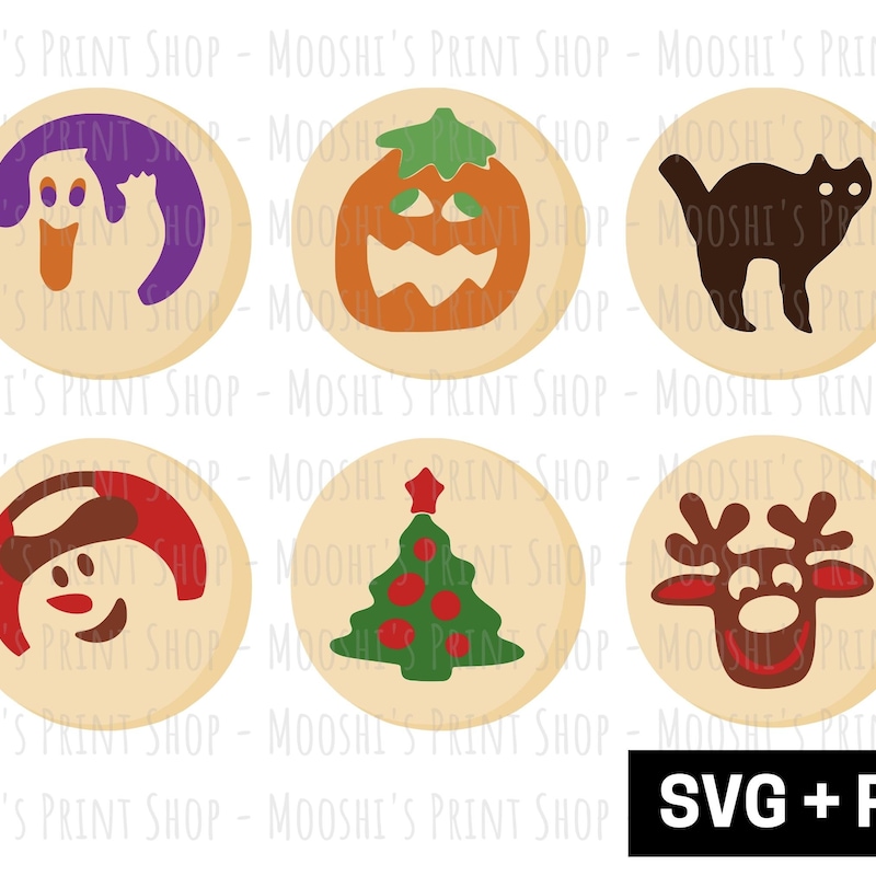 Sugar Cookie Clipart - Etsy