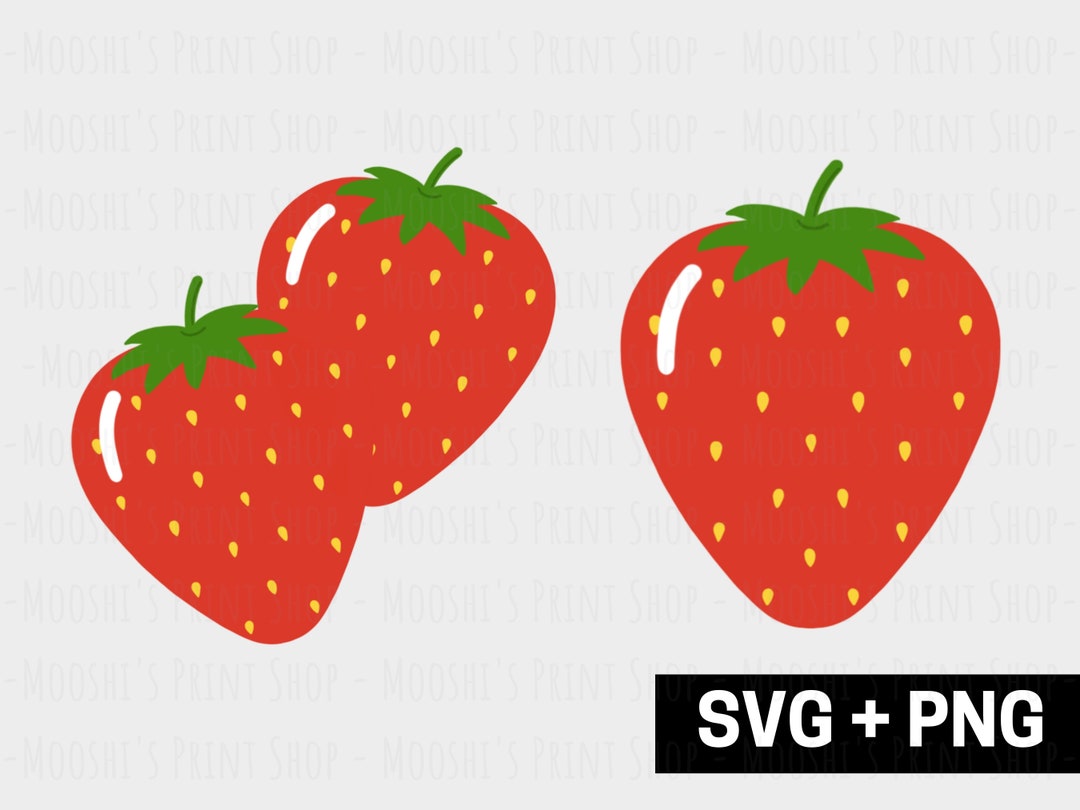 Strawberry Fruit Clipart Bundle, Sweet Summer Picnic Fruit Berry ...