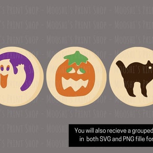 Halloween Sugar Cookie Clipart Bundle, Spooky Cat Pumpkin Ghost Dessert ...
