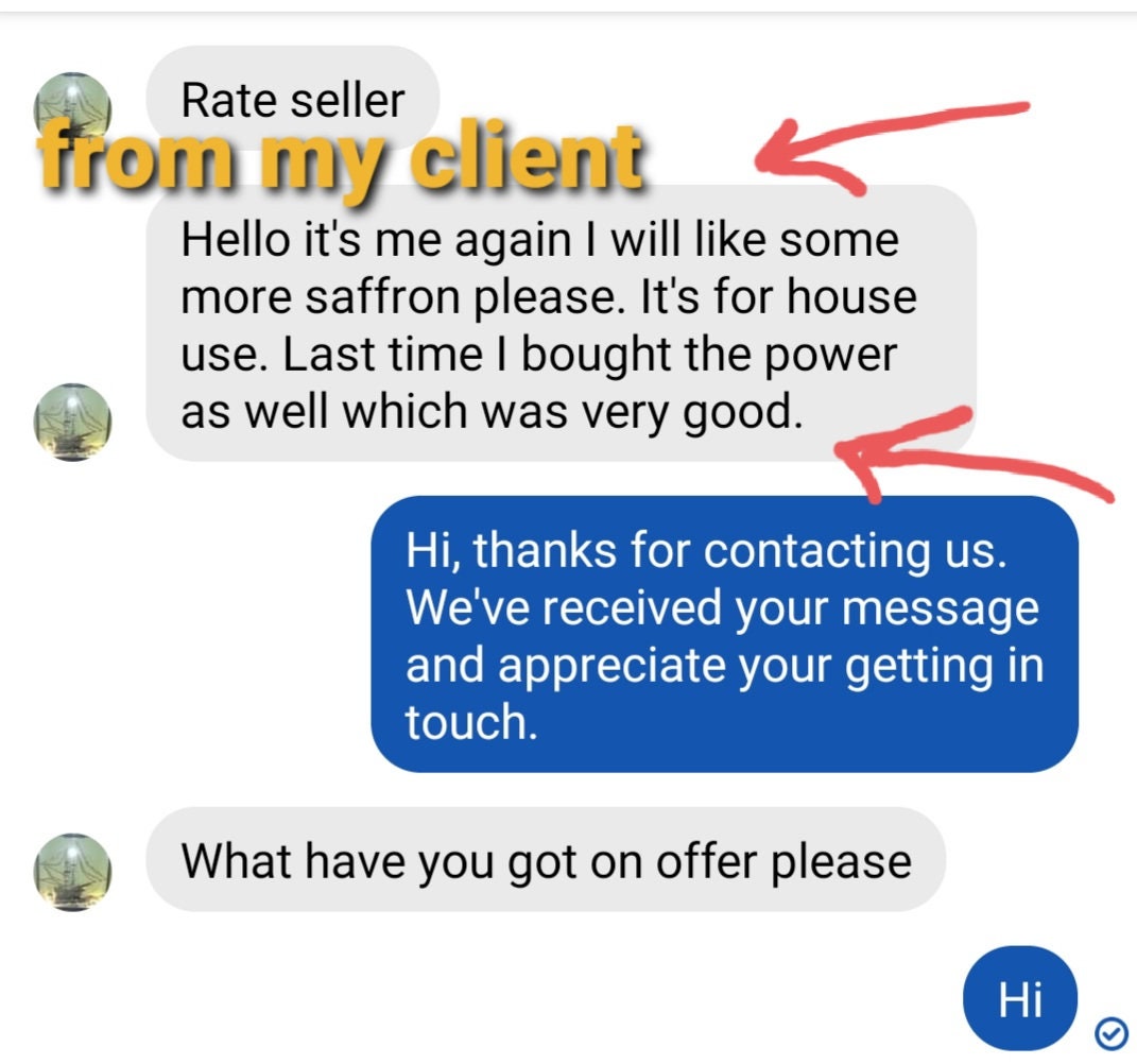 Pure Saffron Powder - Etsy