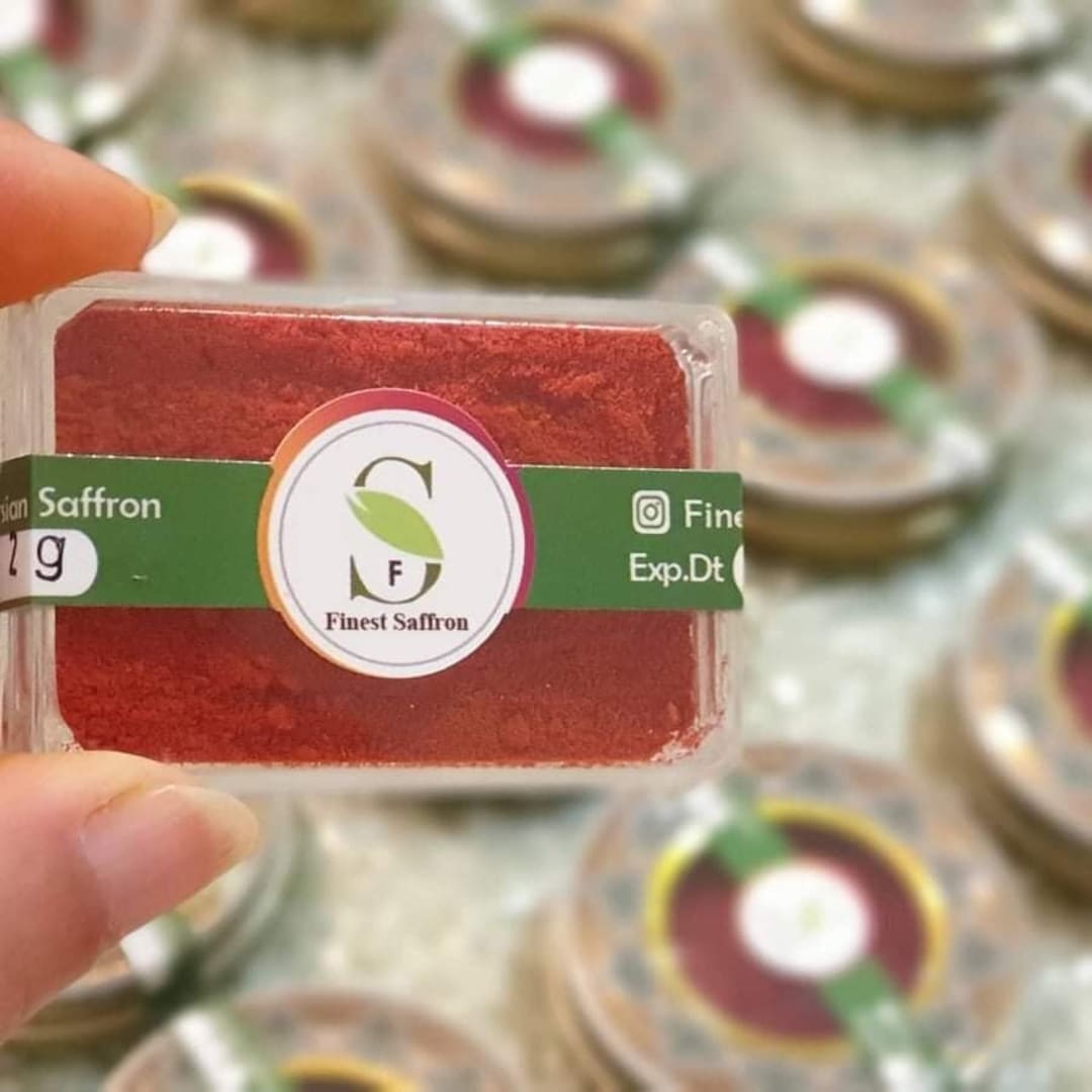 Pure Saffron Powder - Etsy