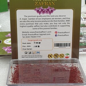 Sargol Saffron Grade One - Etsy