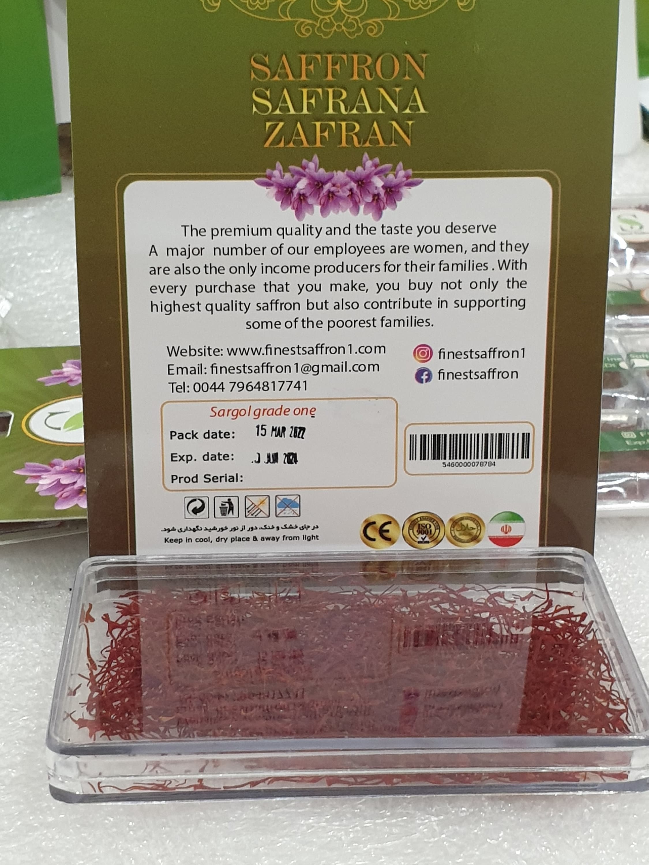 Sargol Saffron Grade One - Etsy