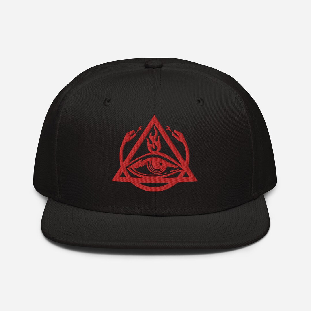 Trendsetter Vision: Elite Snapback With Vintage Eye Symbol, Perfect for ...