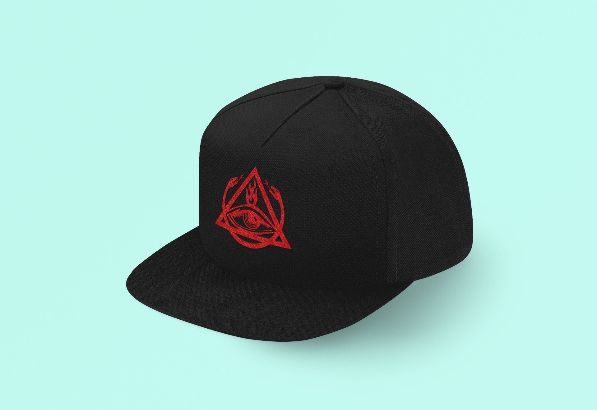Trendsetter Vision: Elite Snapback With Vintage Eye Symbol, Perfect for ...