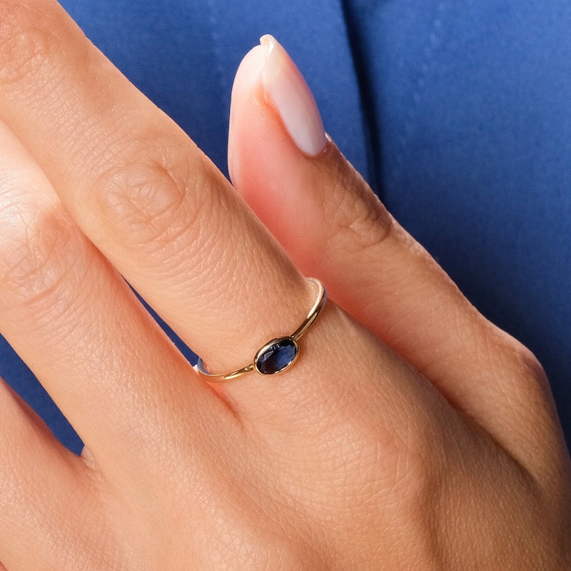 Sapphire Stack Ring - Etsy
