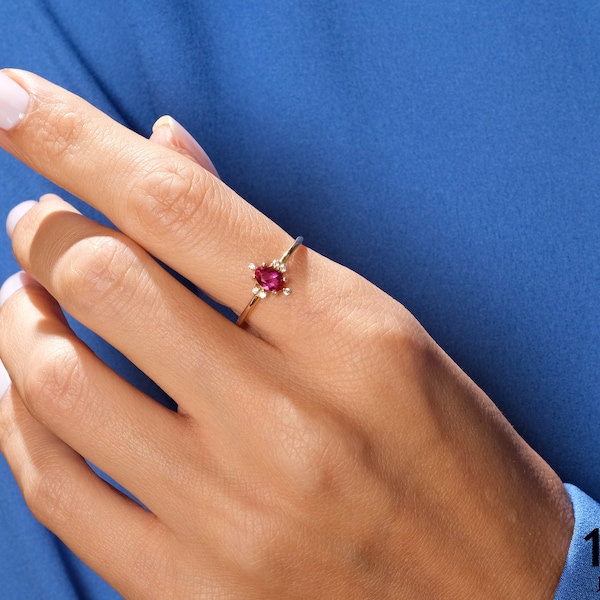 July Birthstone Ring - Etsy