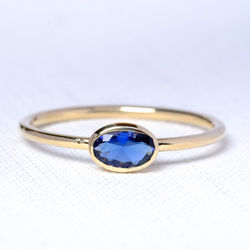 Blue Gemstone Ring - Etsy