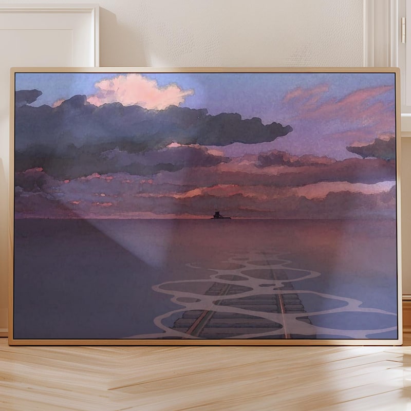 Ghibli Landscape Art - Etsy