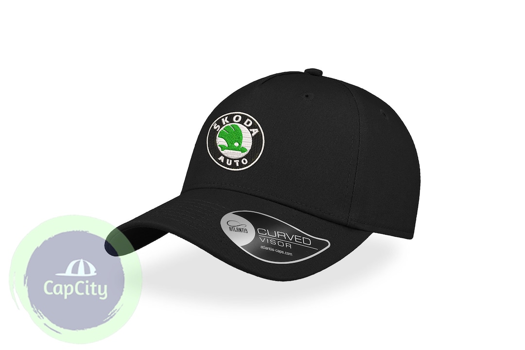 Skoda Cap, Embroidered Cap, Car Cap, Summer Cap, Skoda Cap, Skoda ...