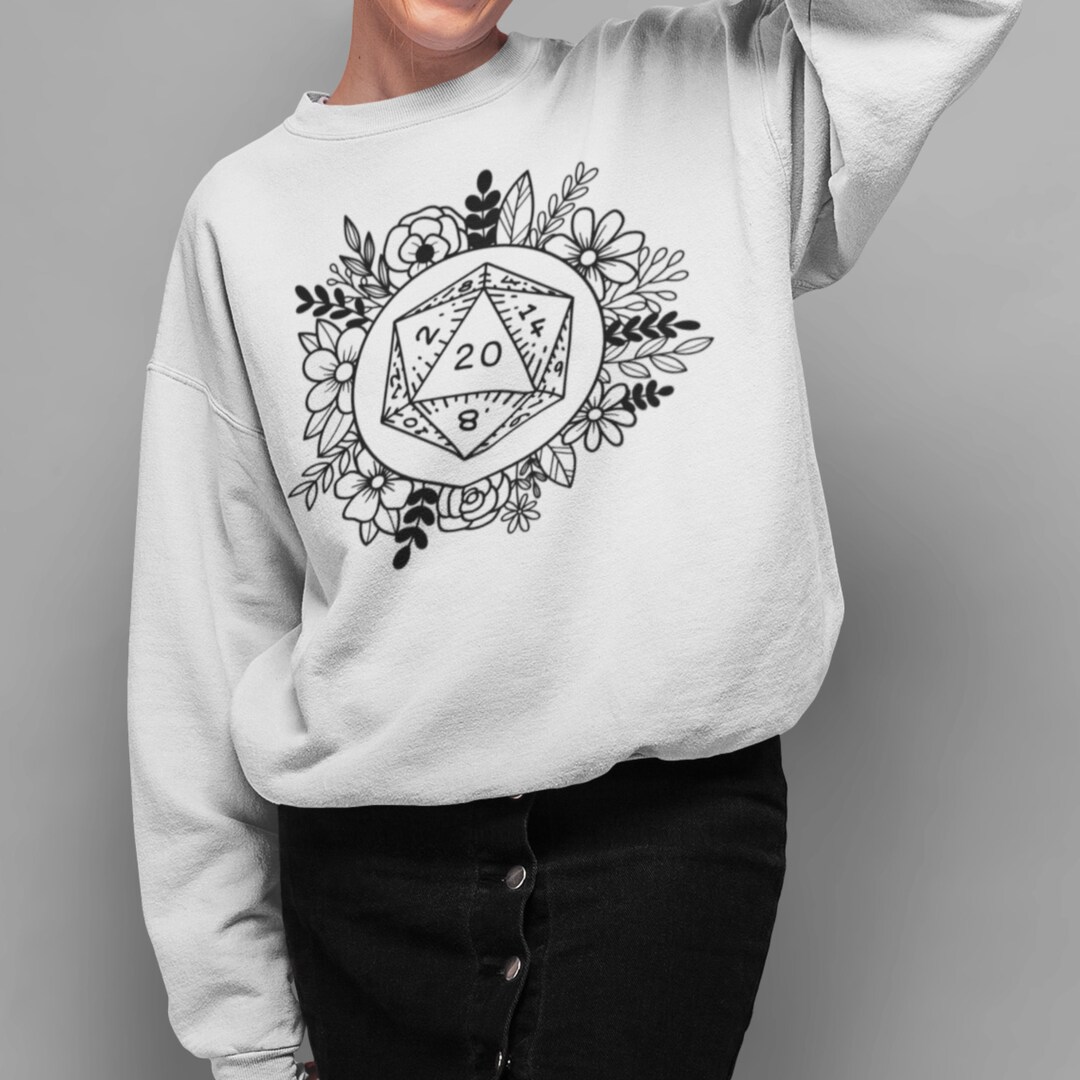 Dnd Sweatshirt D20 Sweater Dungeons and Dragons Sweatshirt - Etsy