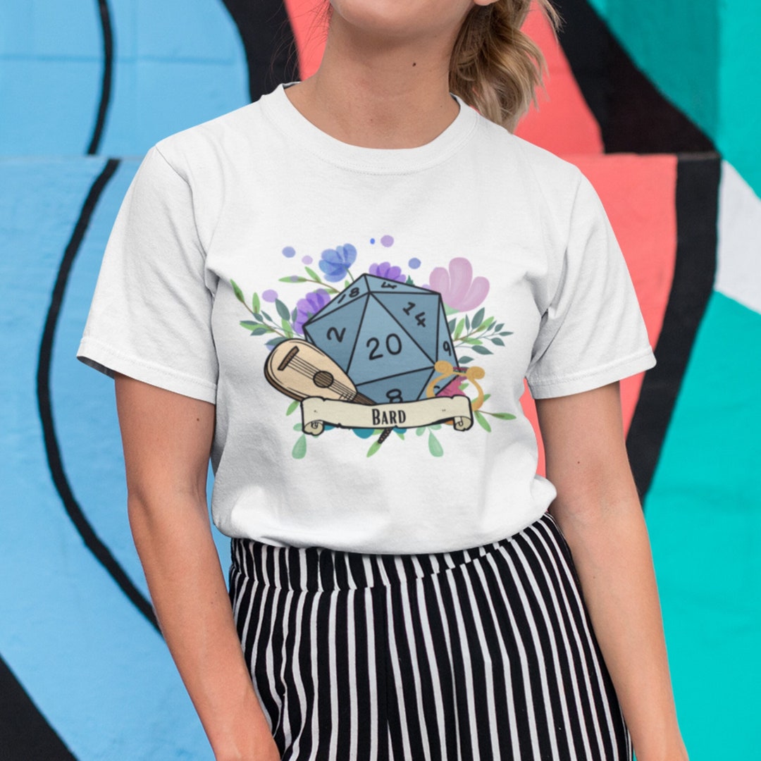 Dnd Bard T Shirt, Dungeons and Dragons Shirt, Cute Dnd Shirt, RPG ...