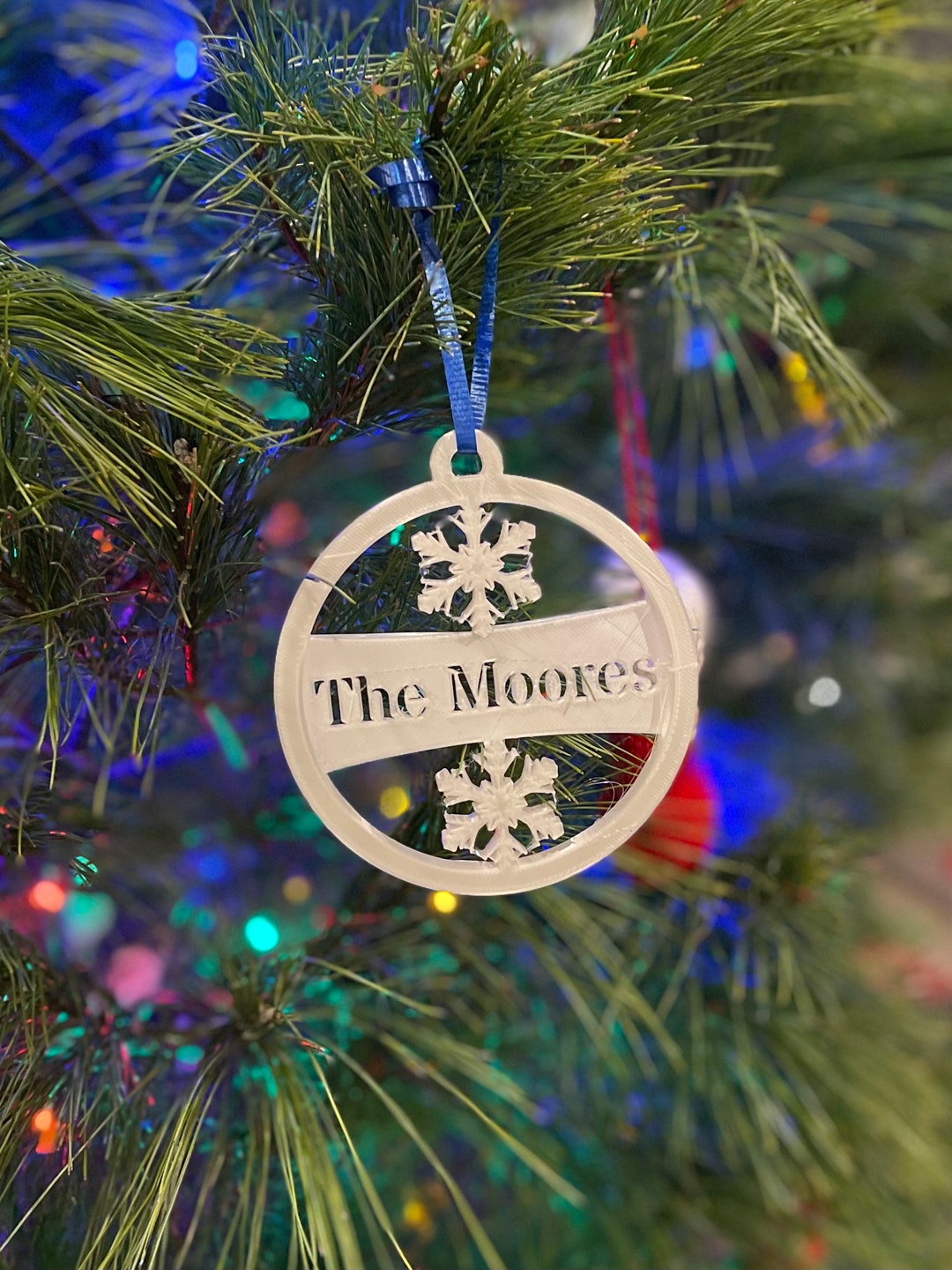 Personalized Christmas Tree Ornament - Etsy