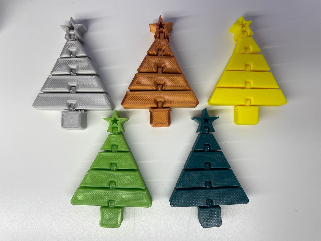 Flexi Christmas Tree Fidget Toy - Etsy