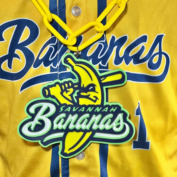 Kj Jackson Savannah Bananas Jersey - Etsy
