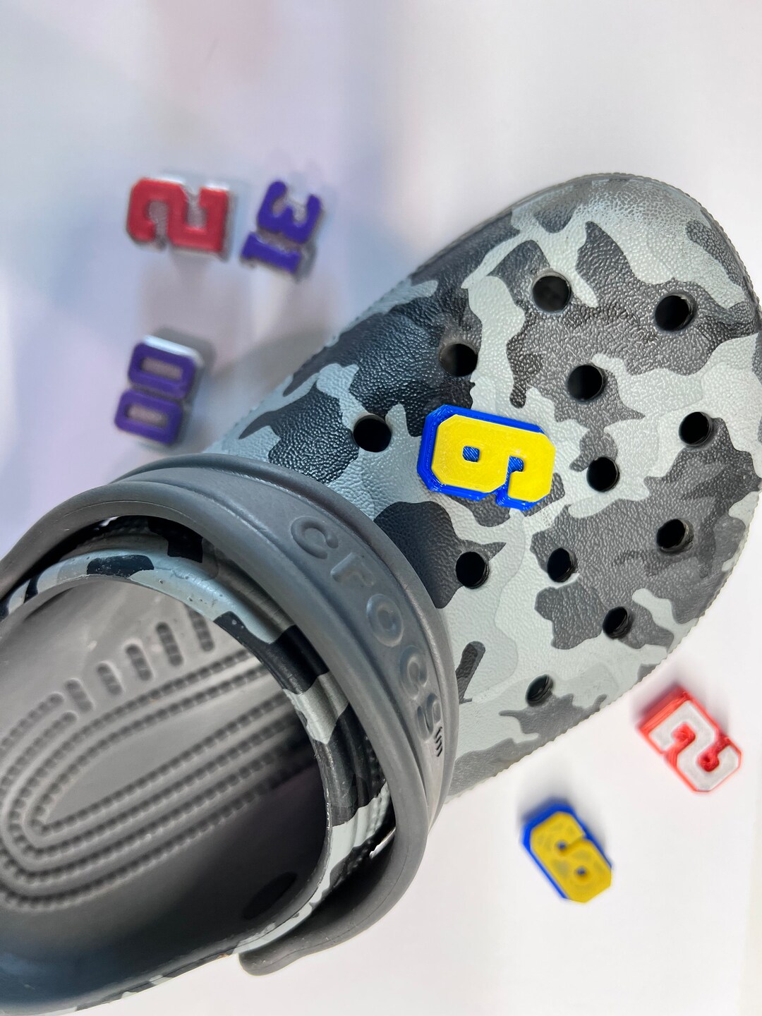 Customized Player Number Shoe Charm - Etsy