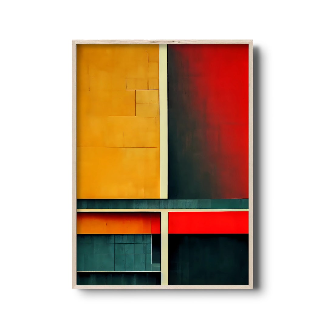 Constructivism Wall Art | Abstract Decor Print | Contemporary Art ...