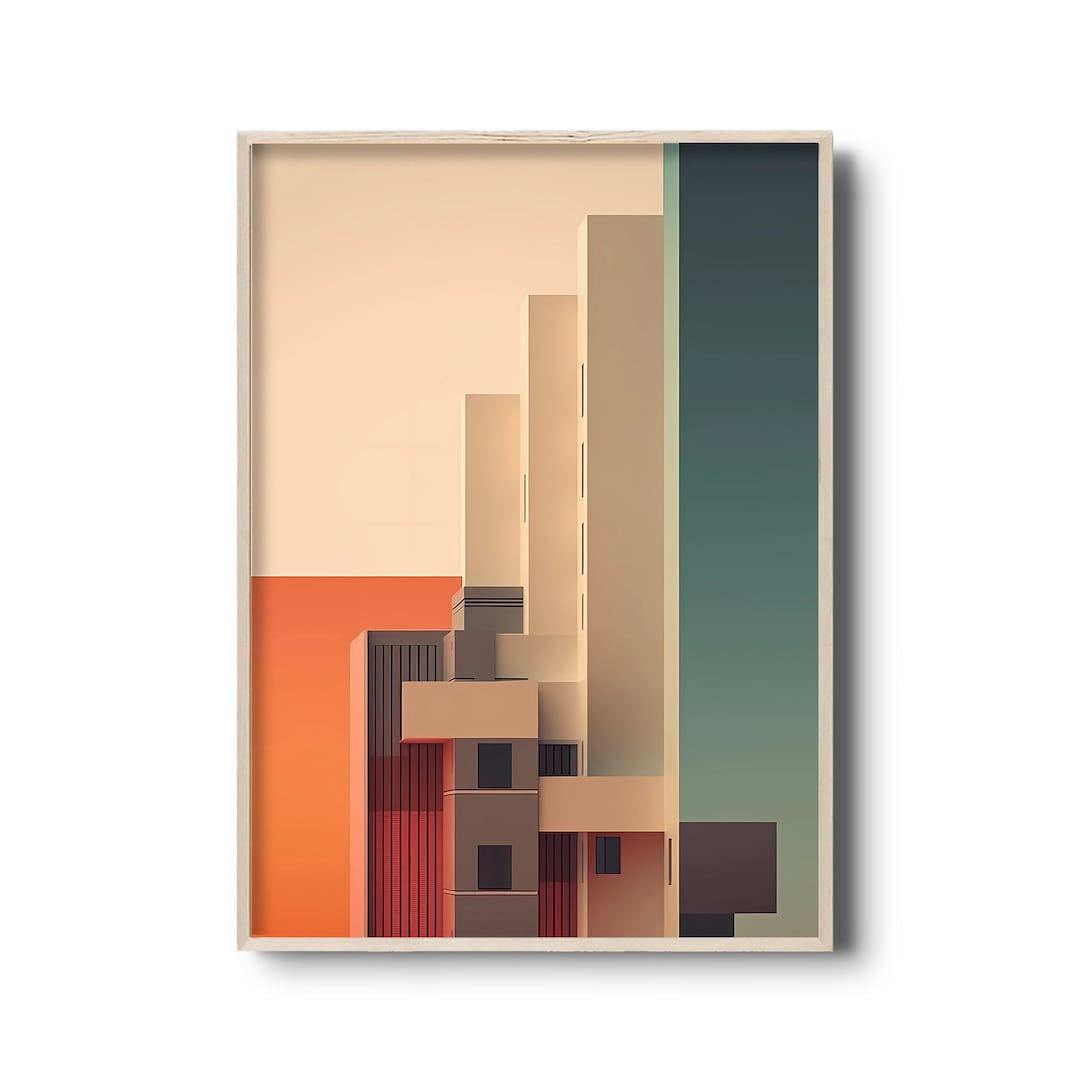 Minimalist Architecture Print Minimal Wall Art Minimalist Design Poster ...
