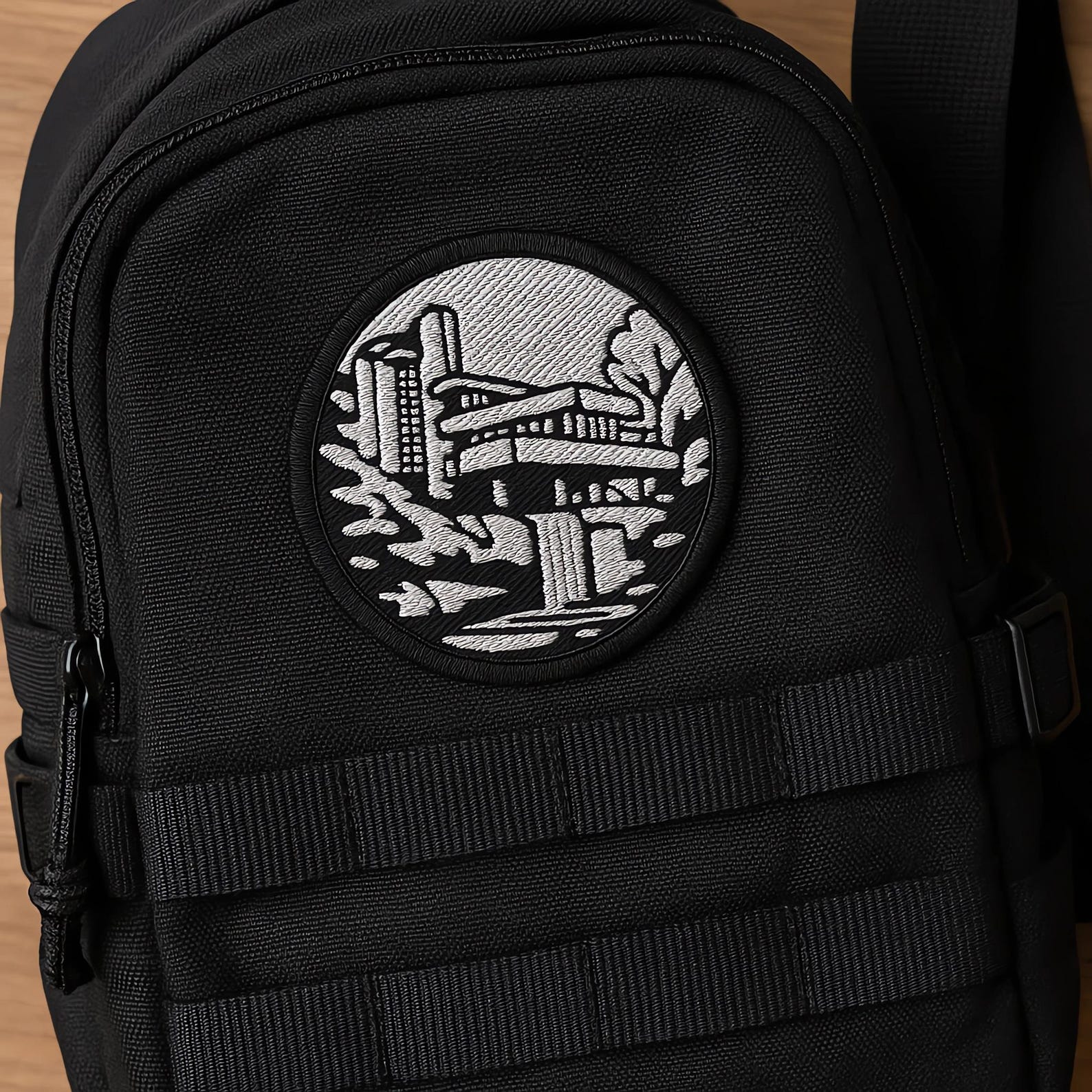 Rare Fallingwater Embroidered Patch – Frank Lloyd Wright Architecture ...