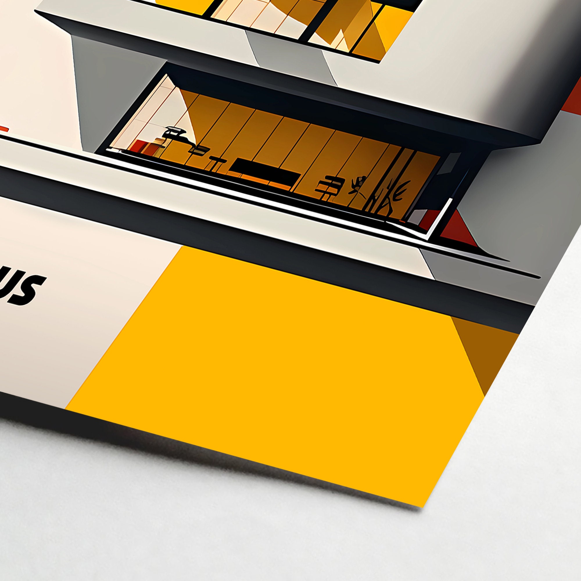 Bauhaus Architecture Poster | Modern Architecture Wall Art ...