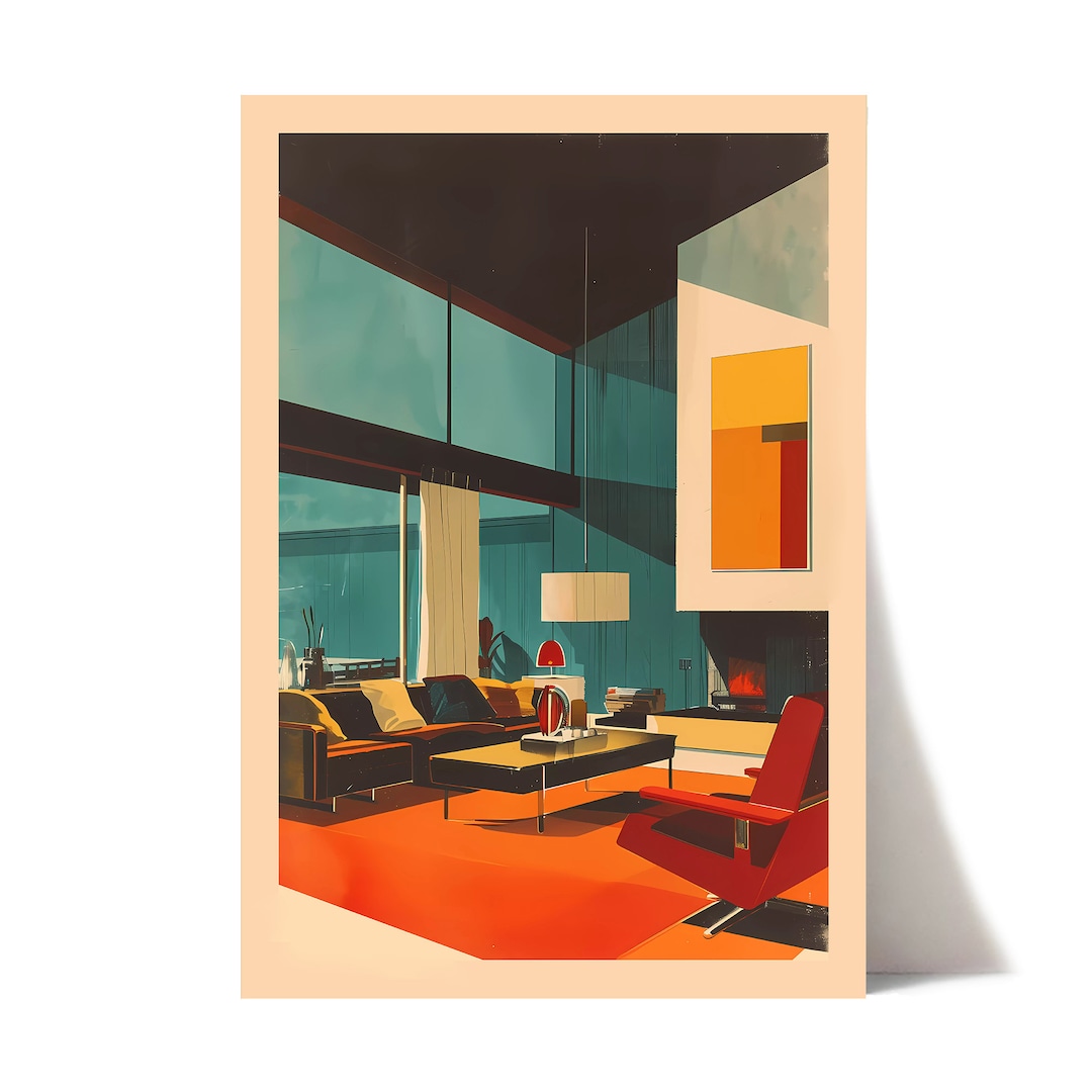 Modern Art Print | Modernism | Mid-century Modernist Art | Vintage ...