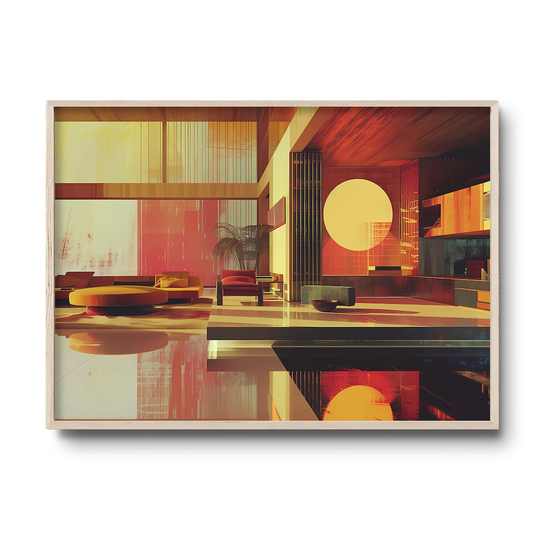 Modernism Wall Art | Modern Architecture | Geometric Art Print | Mid ...