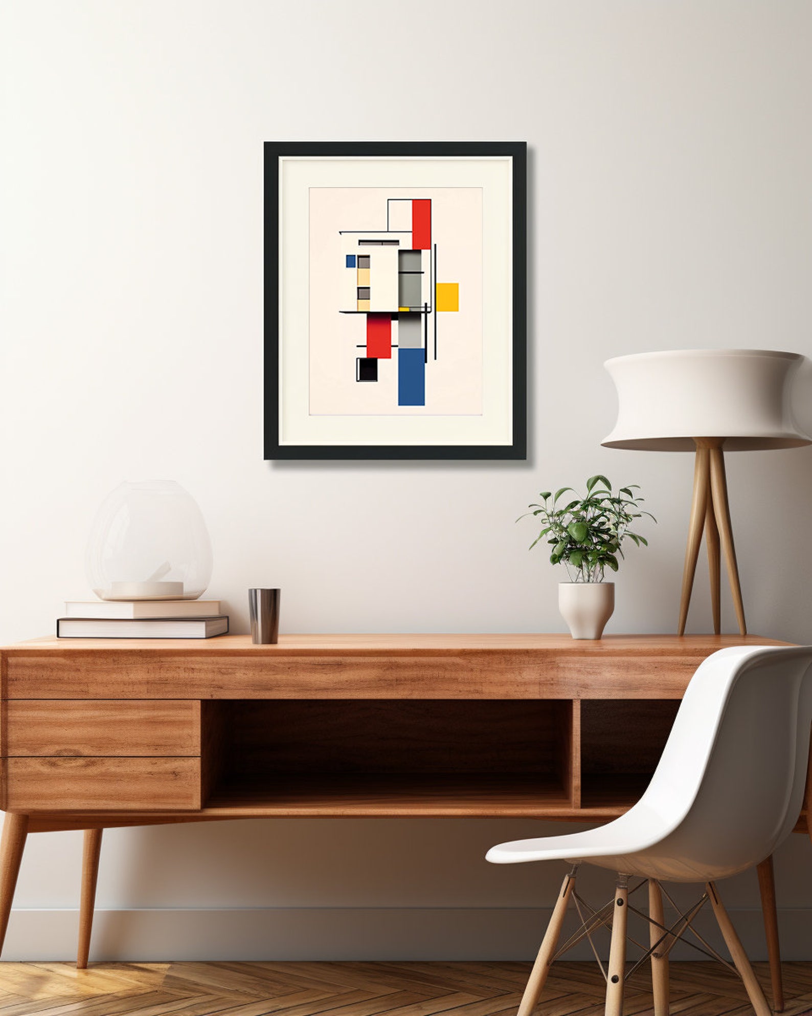 De Stijl Art Print | Piet Mondrian Wall Art | Modern Architecture ...