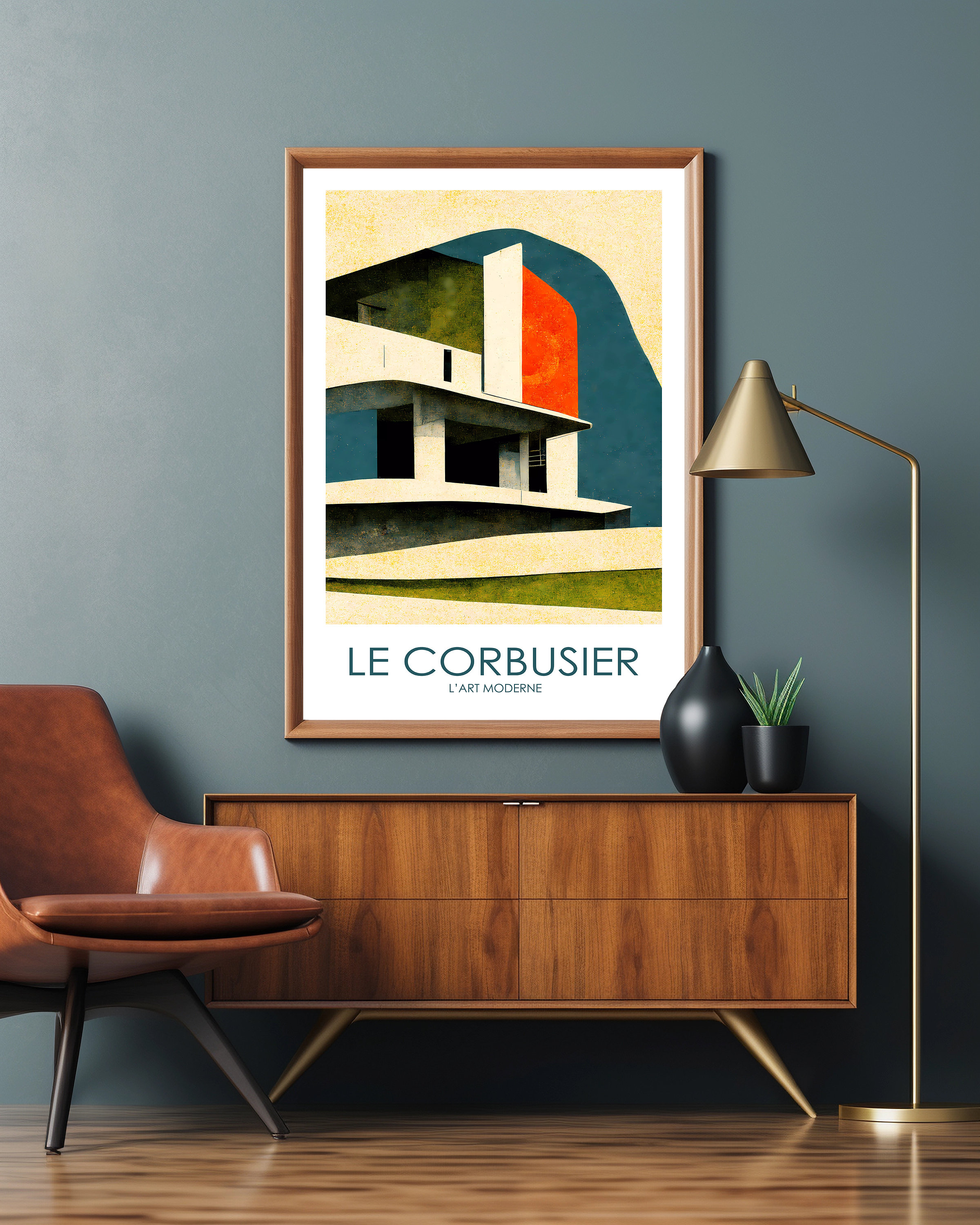 Le Corbusier Art Print Modern Art Le Corbusier Modern - Etsy