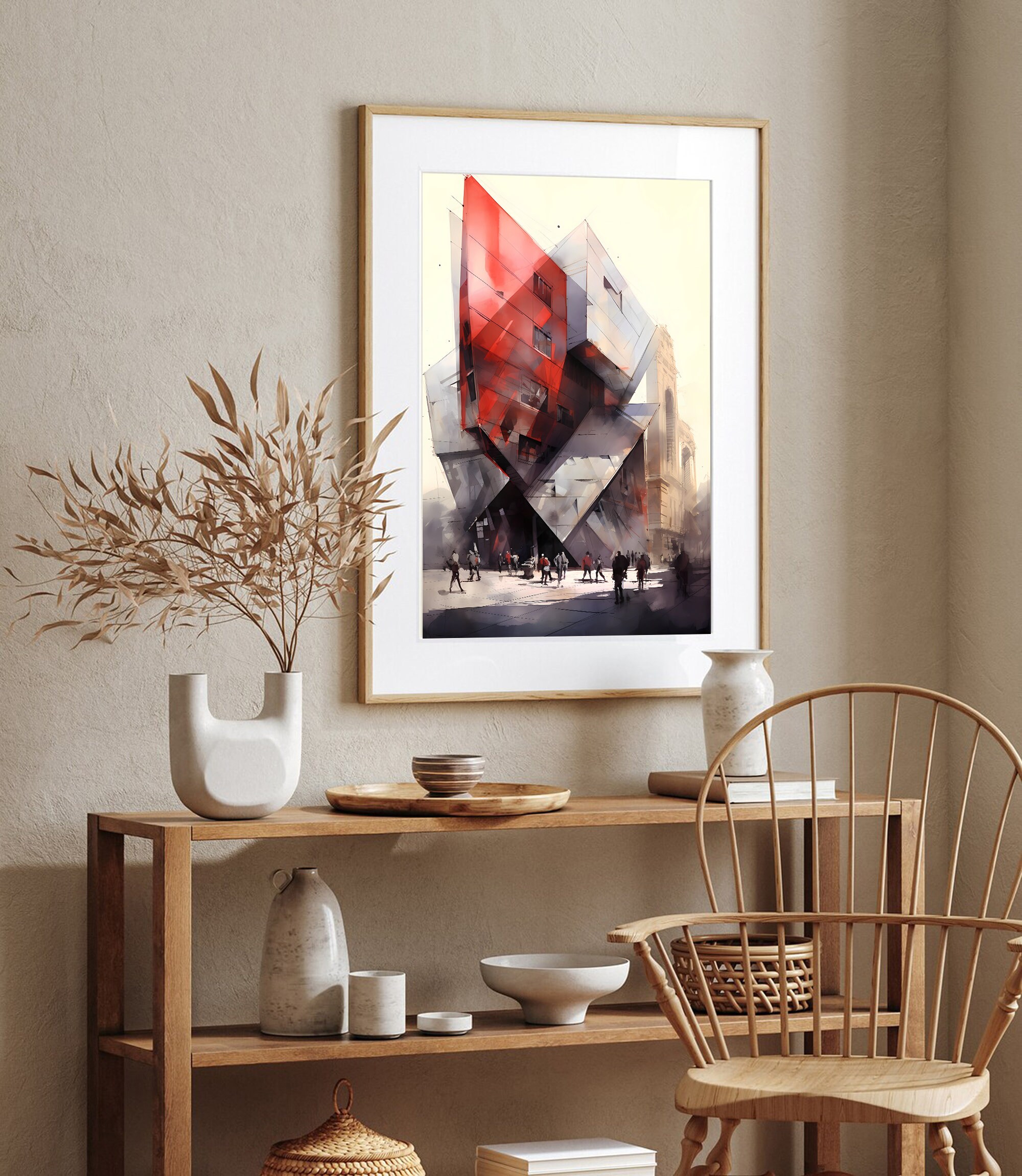 Deconstructivism Architecture Print Contemporary Architecture Daniel ...